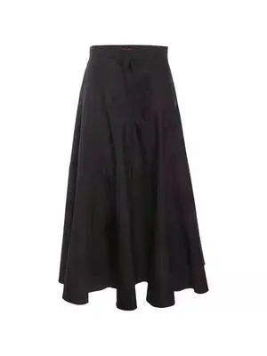Max Mara Flared Midi Skirt - Black