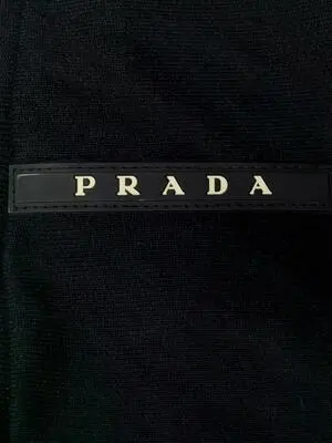 Prada Logo Patch Hoodie