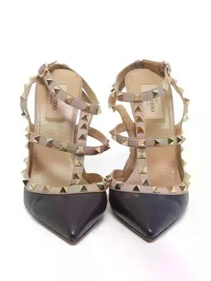 Valentino Garavani Rockstud Caged Pumps - Neutrals
