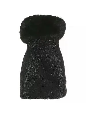 Retrofete Embellished Mini Dress