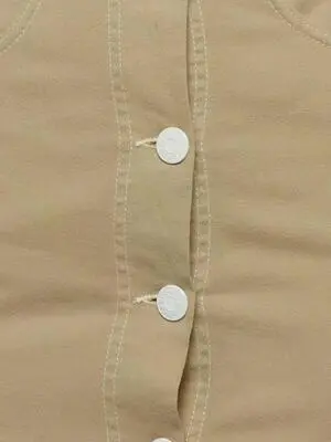 See By Chloé Beige Cotton Pencil Mini Skirt