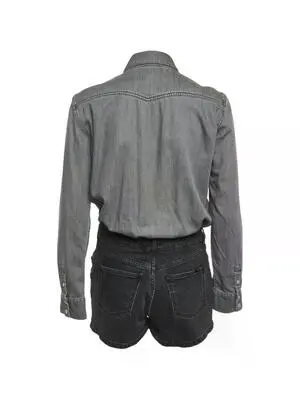 Maje Denim Playsuit
