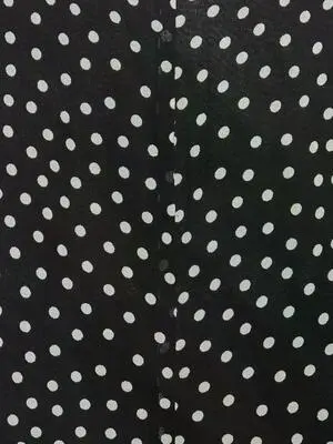 Brunello Cucinelli Polka-dot Side-slit Trousers