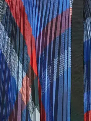 Sacai Plaid Maxi Skirt
