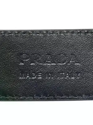 Prada Saffiano Leather Buckle Belt