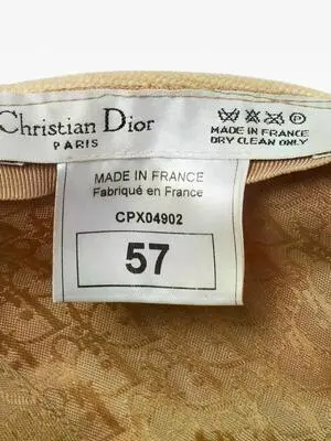 Dior Curved Brim Cap With Leather Trim