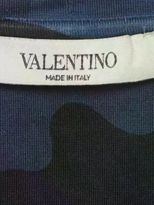 Valentino Garavani Camouflage-print Panther-patch T-shirt