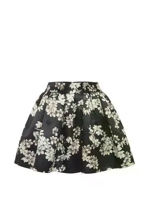 Alice + Olivia Floral Print Mini Skirt