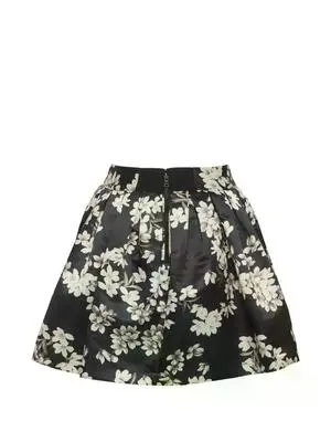 Alice + Olivia Floral Print Mini Skirt