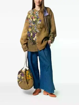 ANNTIAN Anntian Floral-Print Shirt