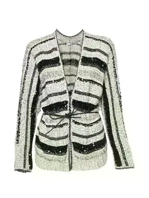 Brunello Cucinelli Striped Cardigan