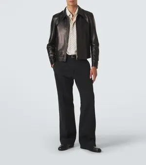 TOM FORD Leo Leather Loafers