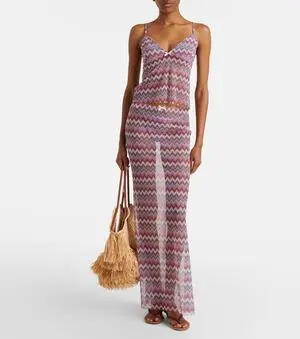 BANANHOT Solay Chevron Maxi Skirt