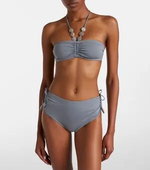 ERES Christie Beaded Bikini Bottoms - Grey