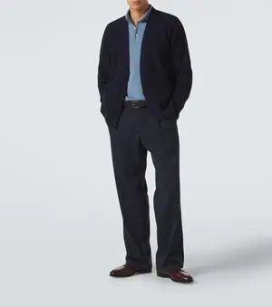 LARDINI Wool And Cashmere Cardigan