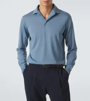 LARDINI Wool Polo Sweater