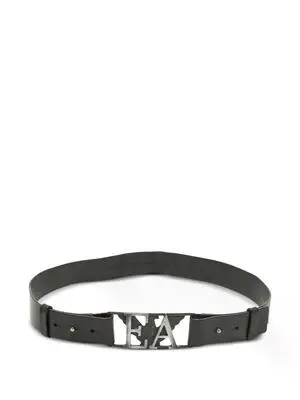 Emporio Armani Ea Logo Leather Belt