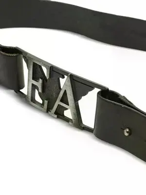Emporio Armani Ea Logo Leather Belt