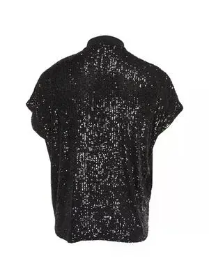 Saint Laurent Sequin-embellished Polo Shirt