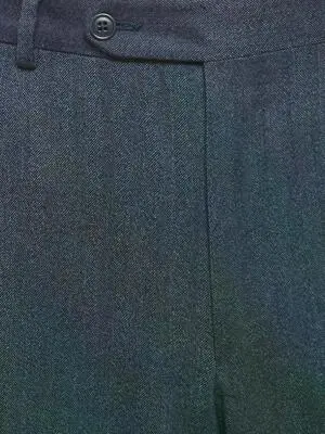 Ermenegildo Zegna Mila Herringbone Wool Trousers