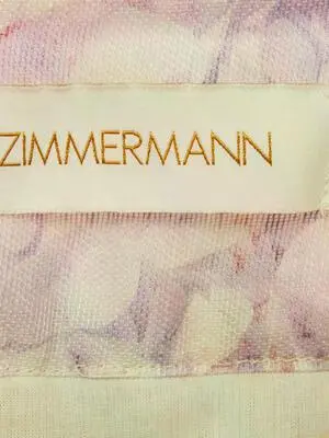 Zimmermann Rhythmic Tiered Mini Skirt