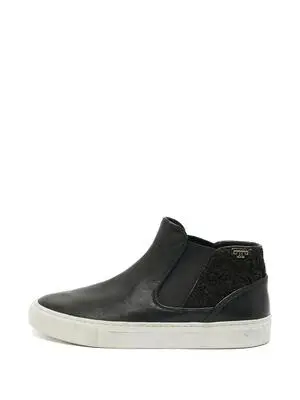 Tory Burch Floral Leather Sneakers