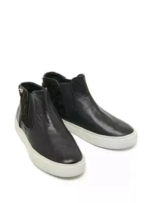 Tory Burch Floral Leather Sneakers
