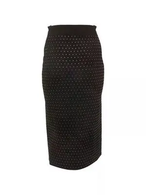 Sandro Rhinestone-embellished Midi Skirt