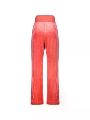 Alberta Ferretti Velvet-effect Track Pants