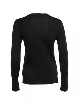 Burberry Long-sleeve Merino Wool Crew Neck Sweater