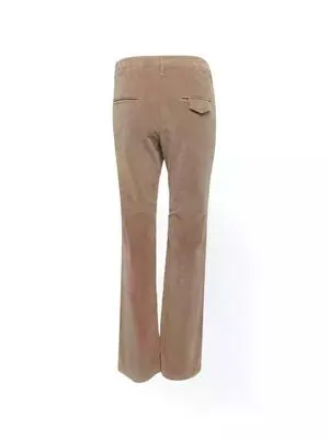Brunello Cucinelli Beige Velour Trousers