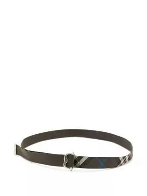 Burberry Check Webbing Belt