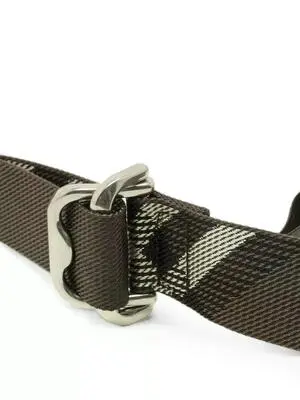 Burberry Check Webbing Belt