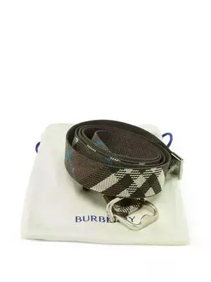 Burberry Check Webbing Belt