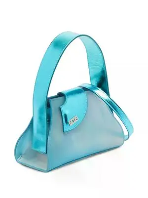 Gcds Comma Shoulder Bag - Blue