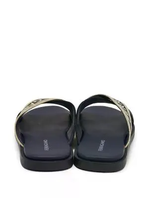 FERRAGAMO Criss-cross Canvas Sandals