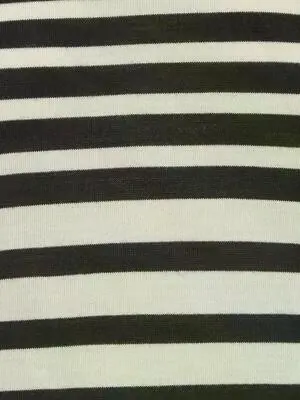 Burberry Striped Wool Sweater - Black