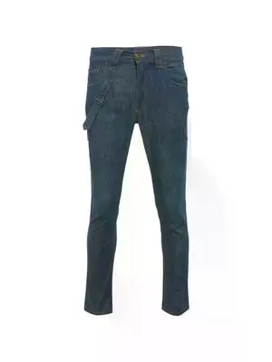 Alexander McQueen Panelled Jeans - Blue