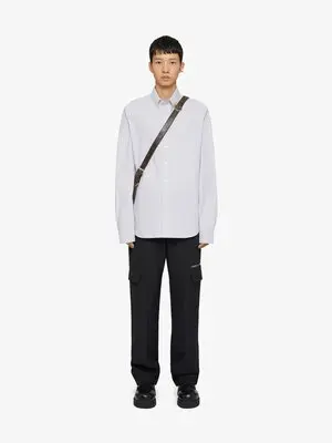 Givenchy 4g Embroidered Long-sleeved Shirt