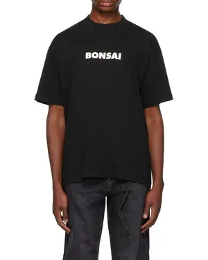 BONSAI Logo-printed Crewneck T-shirt