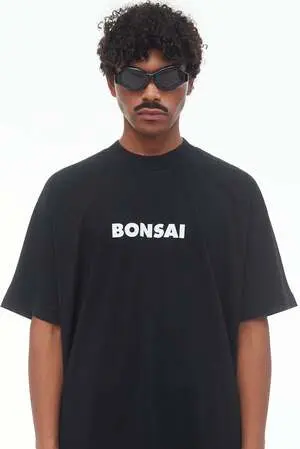 BONSAI Logo-printed Crewneck T-shirt