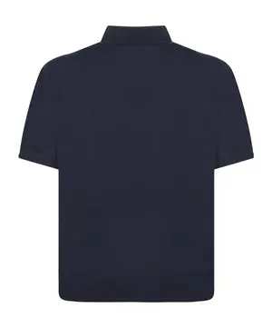 Etro Pegasus Embroidered Short-sleeved Polo Shirt