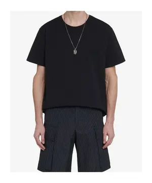 Alexander McQueen Stripe Detailed Crewneck T-shirt
