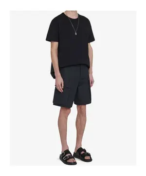 Alexander McQueen Stripe Detailed Crewneck T-shirt