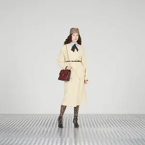 Gucci Asymmetrical Wrap Linen Skirt