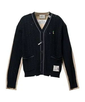 Mihara Yasuhiro Logo-embroidered Cardigan - Black
