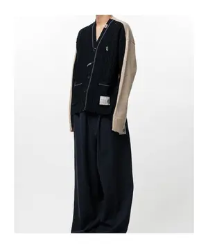 Mihara Yasuhiro Logo-embroidered Cardigan
