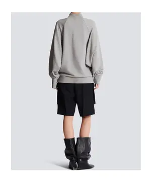 Balmain Printed Fleece Sweatshirt