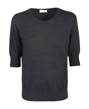 P.a.r.o.s.h Fine Knit Round Neck Top - No