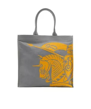 Burberry Ekd Medium Tote Bag - Gray